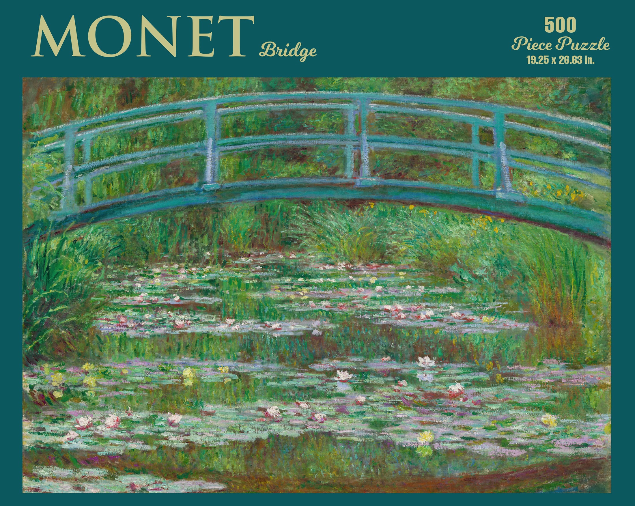 Monet—Bridge 1000 or 500 Piece Puzzle – Ziga Media