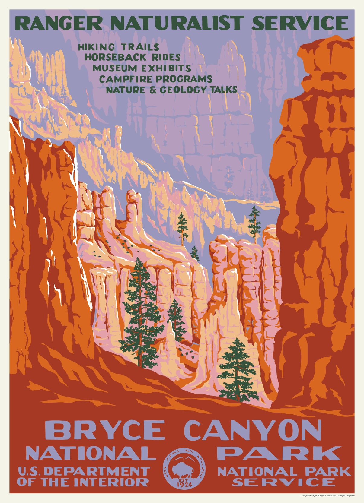 National Parks Bryce Canyon WPA 1000 or 500 Piece Puzzle – Ziga Media